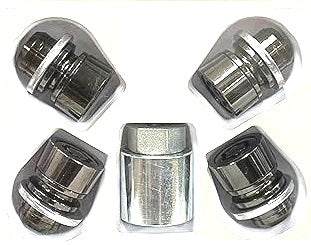 Genuine Lexus Japan 2019-2025 ES Premium Wheel Locks Set (Black Chrome ...