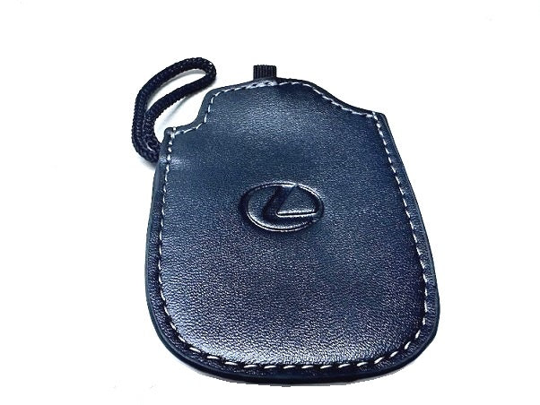 Genuine Lexus Black Leather Smart Access Key Glove (Black Loop / Silve ...