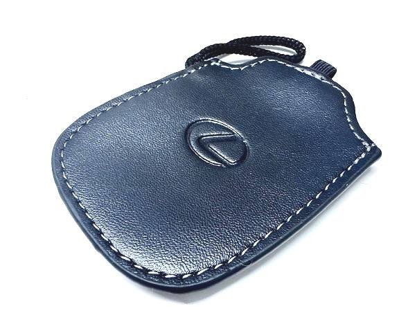 Genuine Lexus Black Leather Smart Access Key Glove (Black Loop / Silve ...