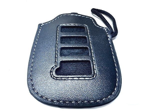 Genuine Lexus Black Leather Smart Access Key Glove (Black Loop / Silve ...