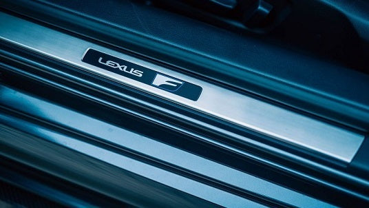 Genuine Lexus Japan 2022-2024 RC-F Front Scuff Plate Set with "LEXUS F ...