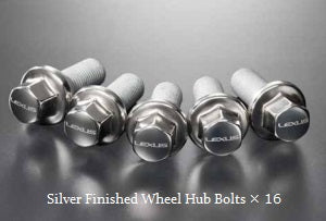 Genuine Lexus Japan 2024-2025 LBX Wheel Hub Bolts with Lexus Logo Incl ...