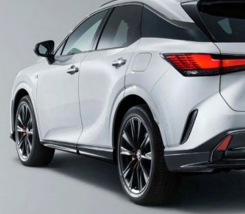 Genuine Lexus Japan 2023-2024 RX F SPORT Piano Black Side Spoiler Set ...