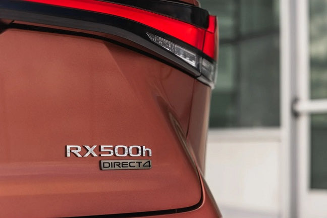 Genuine Lexus Japan 2023-2025 RX 500h Chrome Back Door Name Plate Embl ...