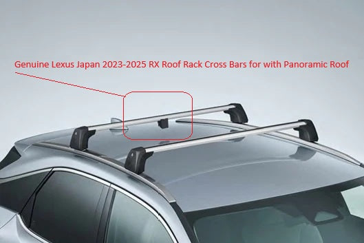 Genuine Lexus Japan 2023-2025 RX Roof Rack Cross Bars – LexusBoutique ...