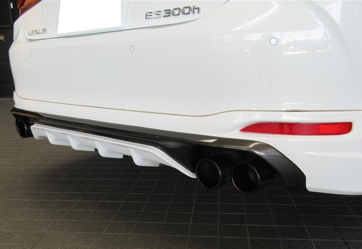 TRD JAPAN 2019-2021 Lexus ES Factory Painted Rear Diffuser and Dual Ex ...