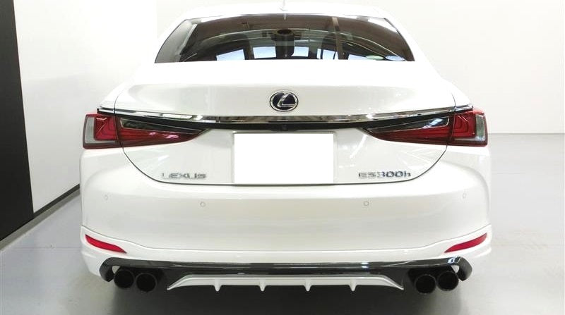 TRD JAPAN 2022-2024 Lexus ES Factory Painted Rear Diffuser Kit and Dua ...