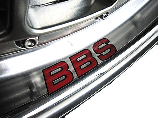 Genuine BBS Japan Wheel Rims Graphic Sticker Decal Set (Set of 4 ...