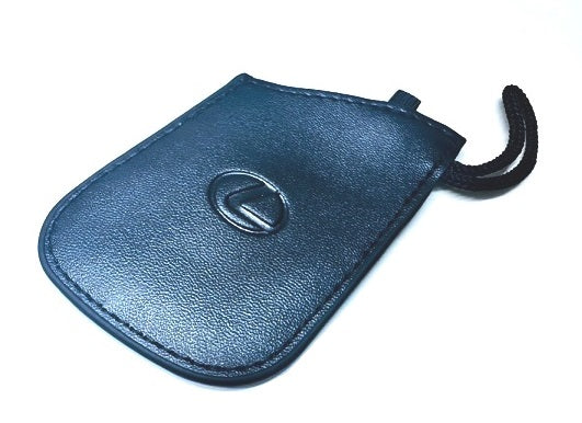 Genuine Lexus Black Leather Smart Access Key Glove (Black Loop / Black ...
