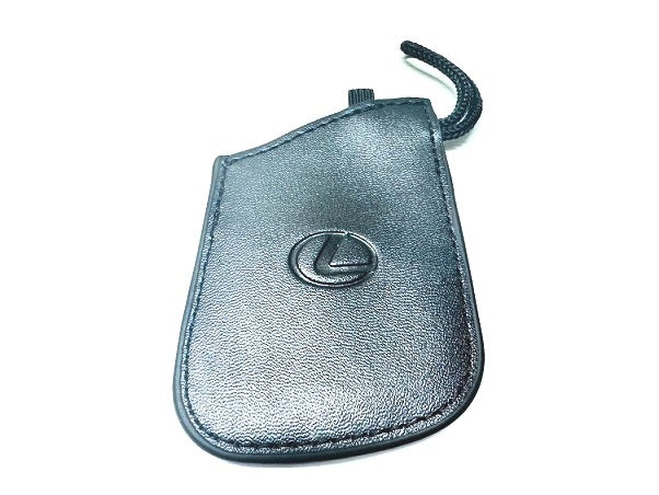 Genuine Lexus Black Leather Smart Access Key Glove (Black Loop / Black ...