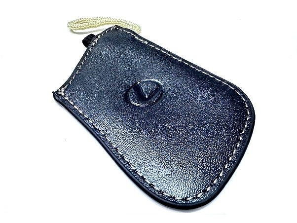 Genuine Lexus Black Leather Smart Access Key Glove (Gold Loop / Gold S ...