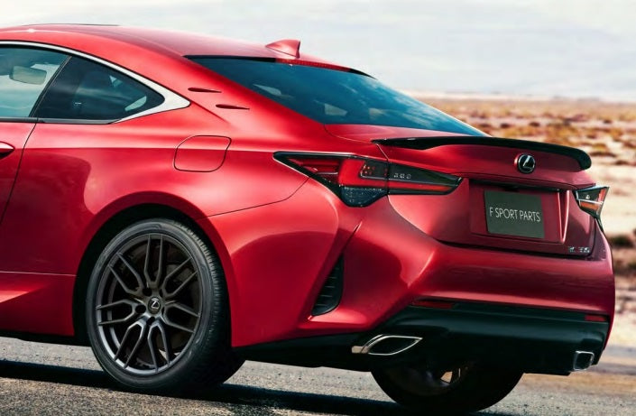 Genuine Lexus Japan 2015-2025 RC CFRP Carbon Fiber Rear Spoiler Kit ...