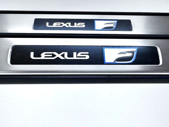Genuine Lexus Japan 2022-2025 RC-F Front Scuff Plate Set with "LEXUS F ...