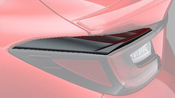 Genuine Toyota Japan 2022-2025 GR 86 Rear Taillamp Upper Side Spoiler ...