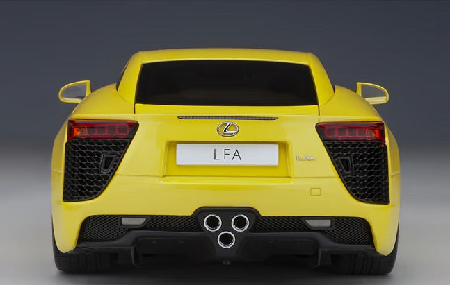 Lexus LFA 1/18 Scale Diecast Model Car (Yellow) – LexusBoutique.net ...