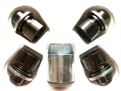 Genuine Lexus Japan 2015-2022 RC-F Premium Wheel Locks Set (Black Chro ...