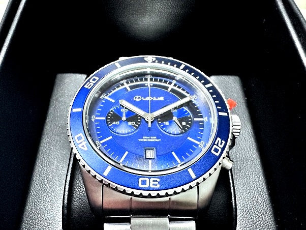 Lexus Structural Blue Chronograph Watch – LexusBoutique.net | Lexus ...