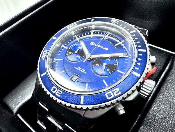 Lexus Structural Blue Chronograph Watch – LexusBoutique.net | Lexus ...