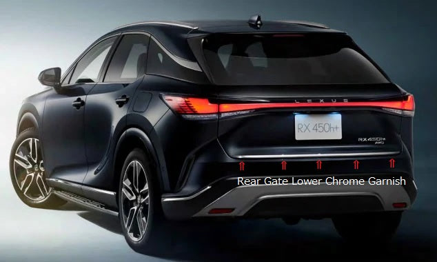 Genuine Lexus Japan 2023-2025 RX Rear Gate Lower Chrome Garnish ...