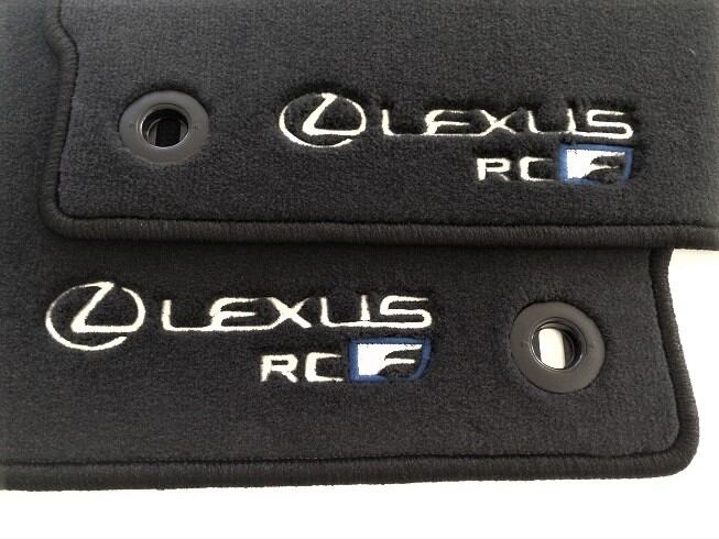 Genuine Lexus Europe 2015-2025 RC-F Textile Carpet Floor Mat Set for R ...