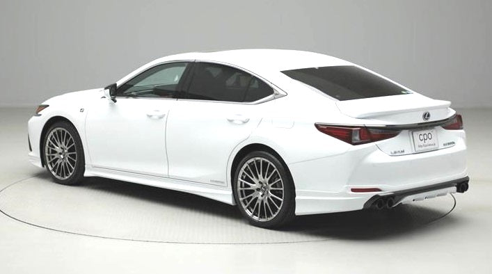 TRD JAPAN 2019-2021 Lexus ES Factory Painted Rear Diffuser Kit and Dua ...
