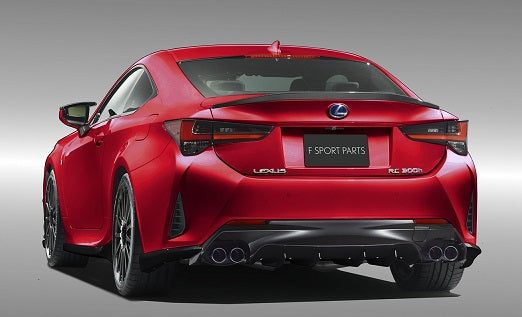 TRD JAPAN 2019-2025 Lexus RC Factory Painted Rear Diffuser Kit ...