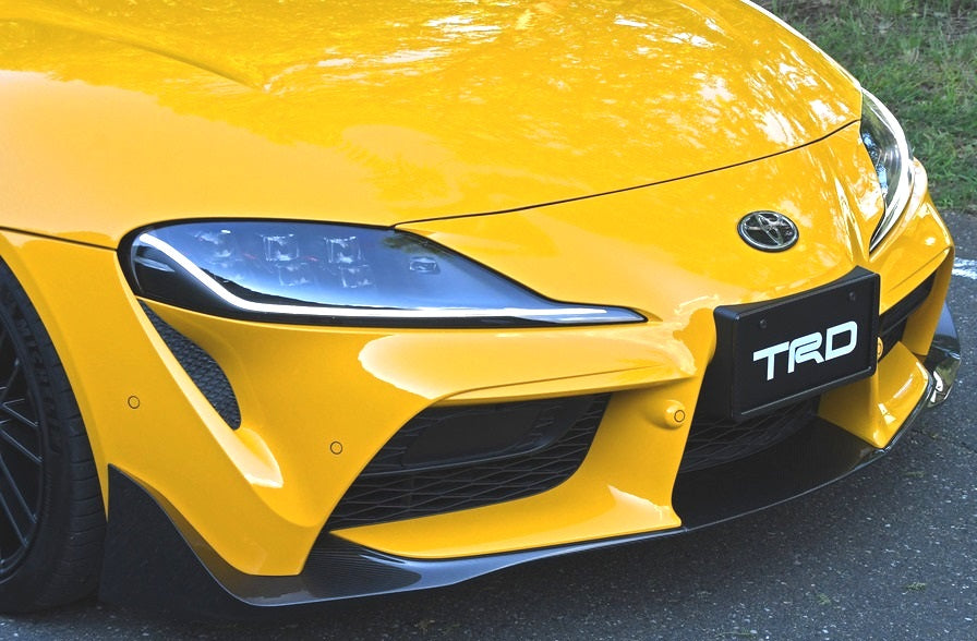 TRD JAPAN 2020-2025 Toyota GR Supra CFRP Carbon Fiber Front Spoiler Ki ...