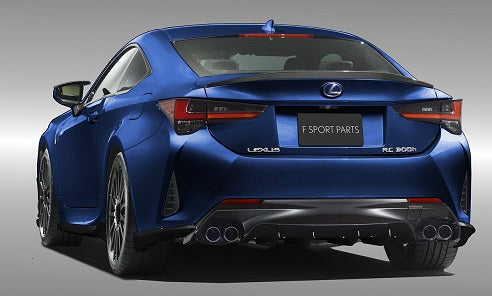 TRD JAPAN 2019-2025 Lexus RC Factory Painted Rear Diffuser Kit ...