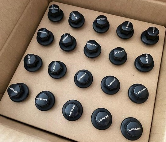 Genuine Lexus Japan 2021-2025 IS Wheel Hub Bolt Set with Lexus Logo (S ...