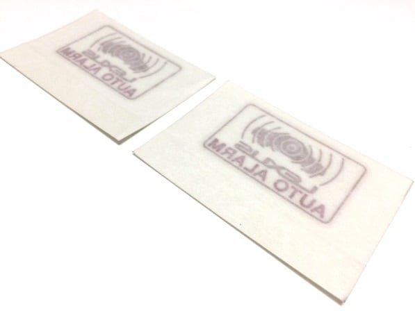 Genuine Lexus Japan Auto Alarm Label Set (Set of 2) – LexusBoutique.net ...