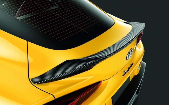 TRD JAPAN 2020-2025 Toyota GR Supra CFRP Carbon Fiber Trunk Spoiler Ki ...