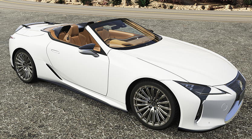 TRD JAPAN 2021-2023 Lexus LC 500 Convertible CFRP Carbon Aero Dynamics ...
