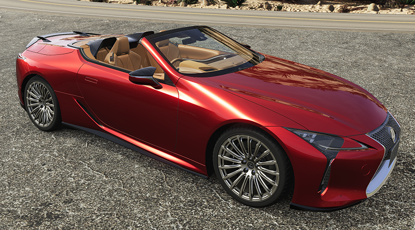 TRD JAPAN 2021-2023 Lexus LC 500 Convertible CFRP Carbon Aero Dynamics ...