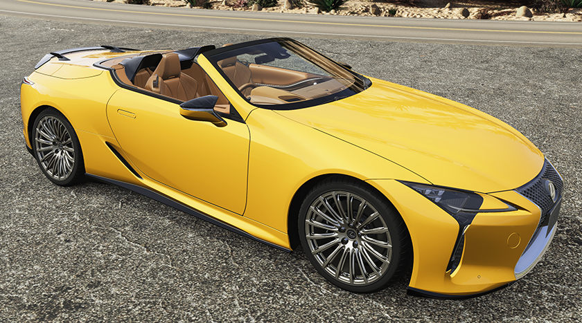 TRD JAPAN 2021-2024 Lexus LC 500 Convertible CFRP Carbon Aero Dynamics ...
