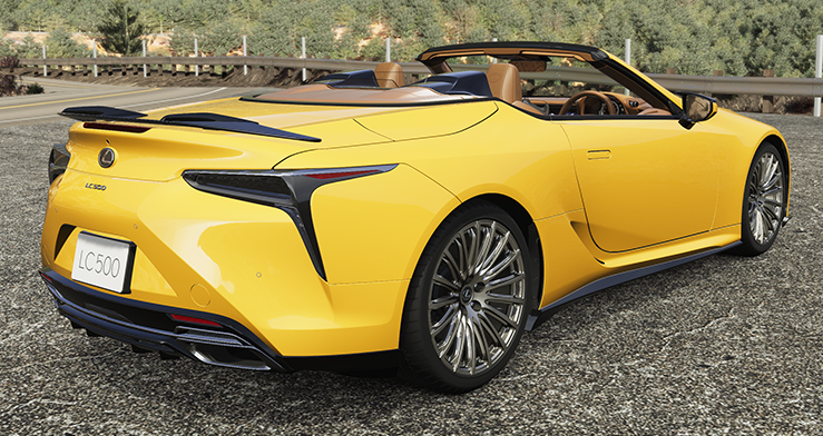 TRD JAPAN 2021-2023 Lexus LC 500 Convertible CFRP Carbon Aero Dynamics ...