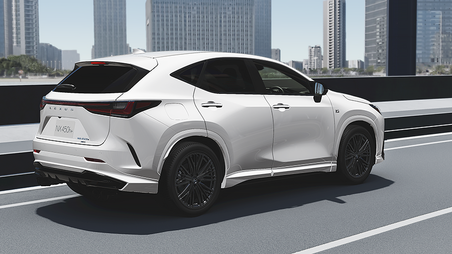 TRD JAPAN 2022-2025 Lexus NX F-Sport Factory Painted Rear Diffuser ...