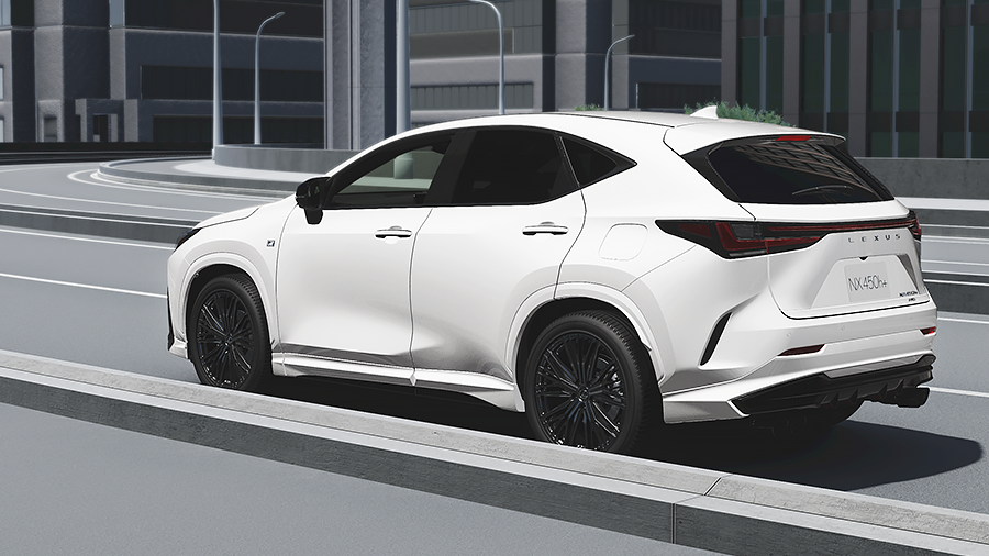 TRD JAPAN 2022-2025 Lexus NX F-Sport Factory Painted Rear Diffuser ...