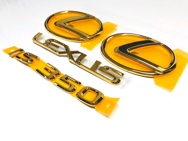 Genuine Lexus Japan 2006-2013 IS 24K Gold Emblem Kit – LexusBoutique ...