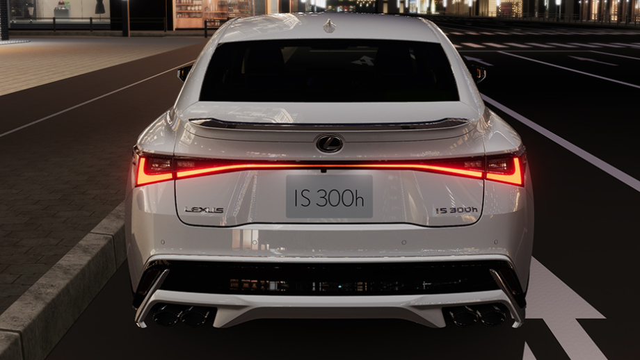 Genuine Lexus Japan 2021-2025 IS Factory Painted Rear Spoiler Kit with ...