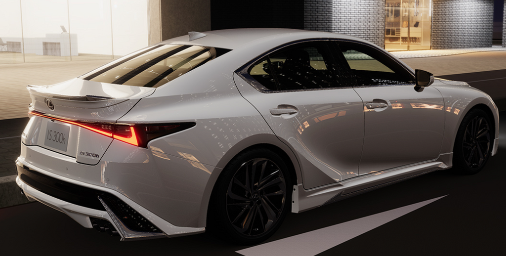 Genuine Lexus Japan 2021-2024 IS Factory Painted Rear Spoiler Kit with ...