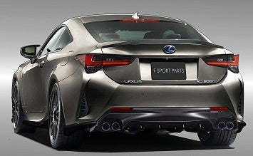 TRD JAPAN 2019-2025 Lexus RC Factory Painted Rear Diffuser Kit ...