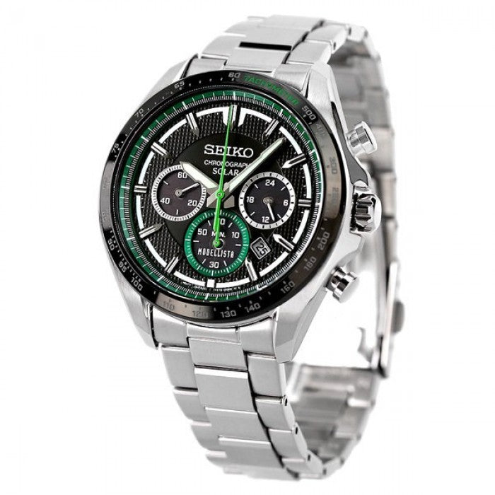 SEIKO × MODELLISTA Premium Solar Drive Premium Chronograph Watch ...