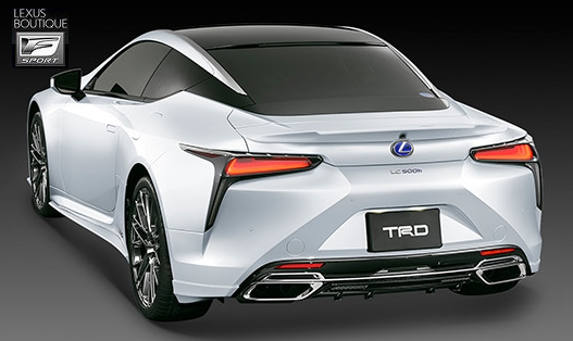 TRD JAPAN 2018-2024 Lexus LC 500/500h Rear Bumper Side Spoiler and Rea ...