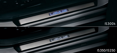 Genuine Lexus Japan 2014-2016 IS Illuminated Door Scuff Plate Set ...
