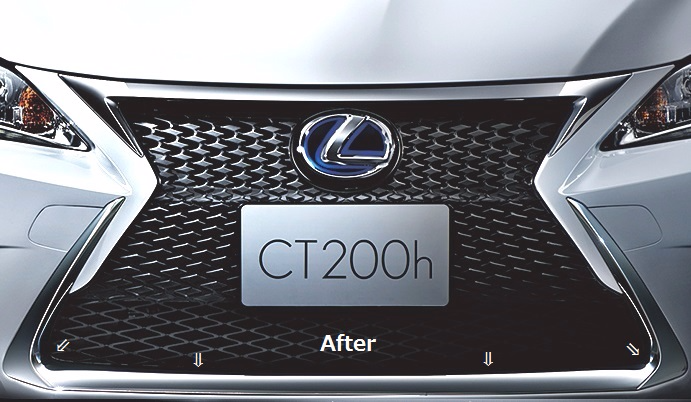 Genuine Lexus Japan 2014-2020 CT Front Grille Lower Chrome Garnish ...