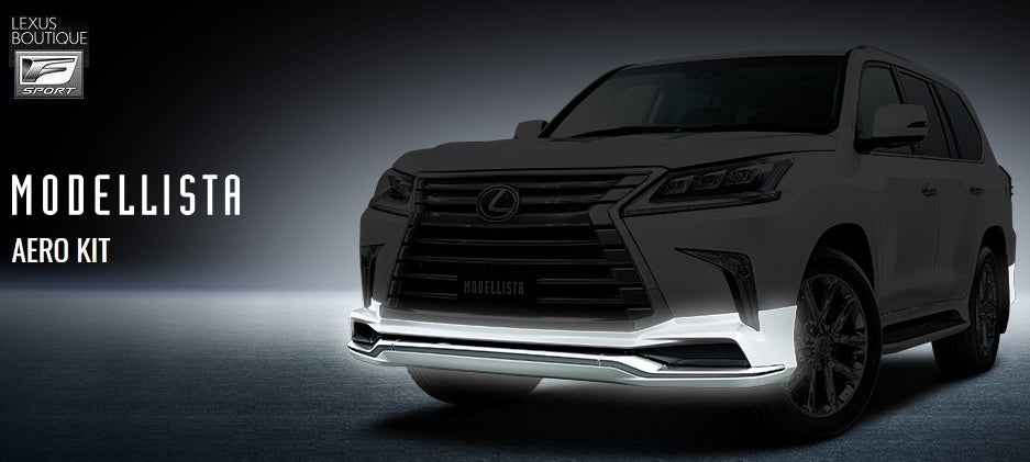 Genuine Lexus Japan 2016-2021 LX 570 Front Spoiler Kit with Chrome Gar ...