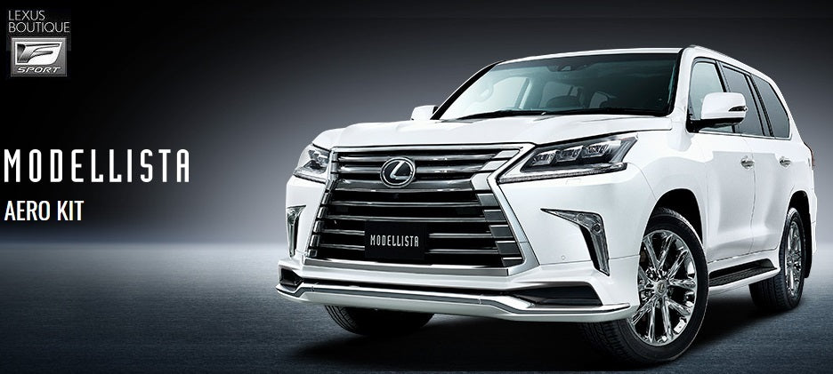 Genuine Lexus Japan 2016-2021 LX 570 Front Spoiler Kit with Chrome Gar ...