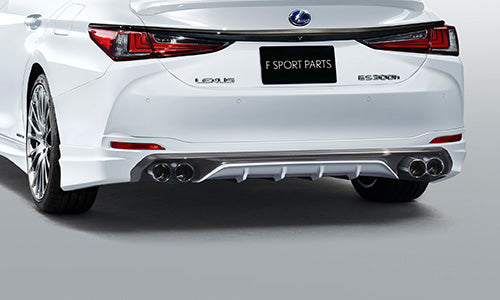 TRD JAPAN 2019-2021 Lexus ES Factory Painted Rear Diffuser and Dual Ex ...