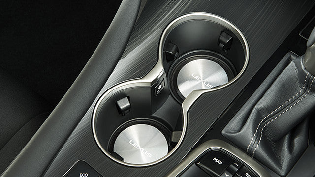 Genuine Lexus Japan 2016-2022 RX/RX-L Aluminum Cup Holder Plate Set ...
