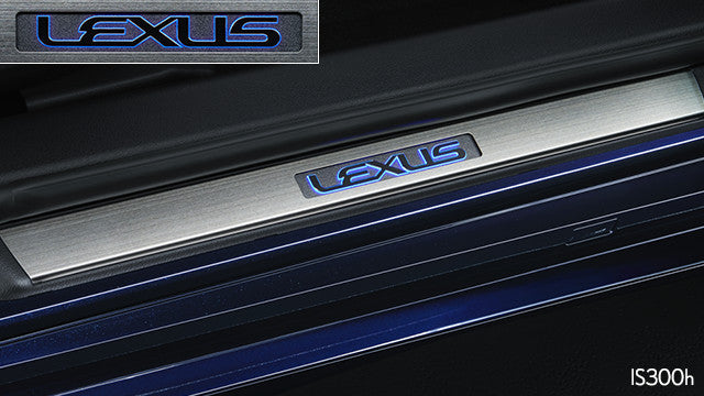 Genuine Lexus Japan 2017-2020 IS Illuminated Door Scuff Plate Set ...